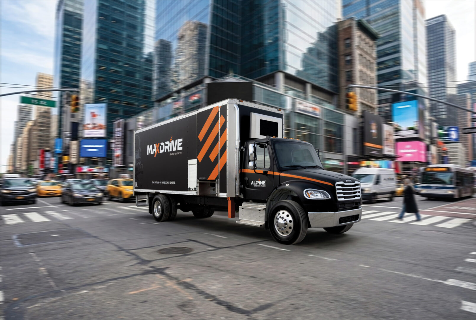 Shredding trucks that are easy to operate and simple to maintain.